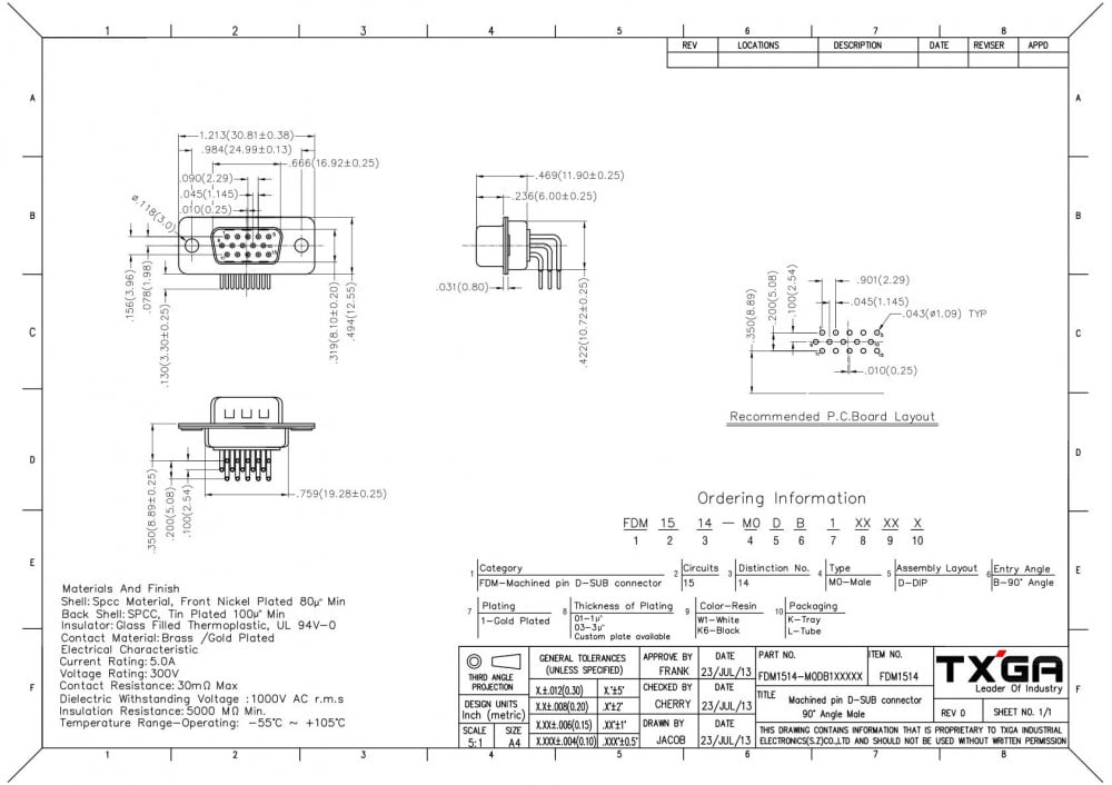 FDM1514-M0DB103K6K technical document preview