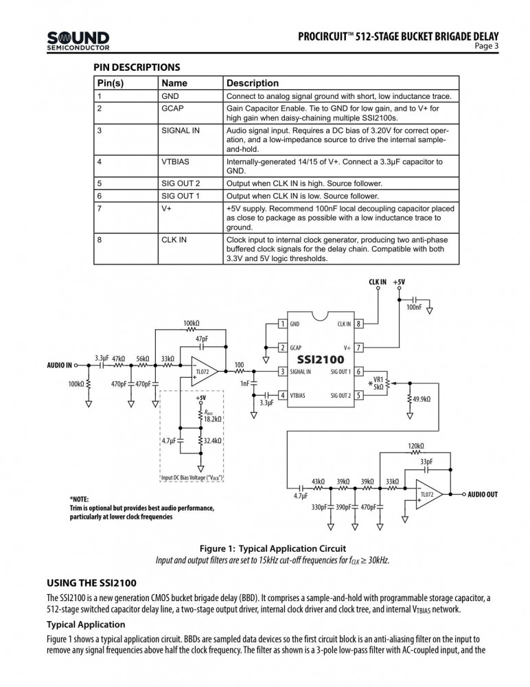 SSI2100 datasheet page 3