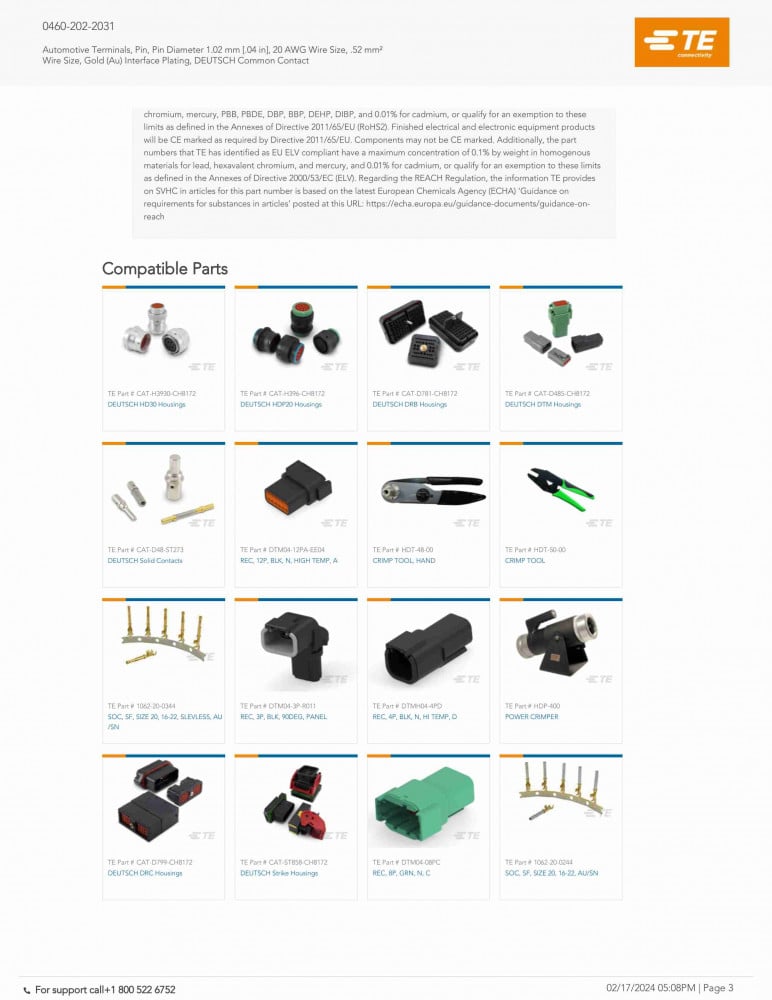 0460-202-2031 technical document page 3