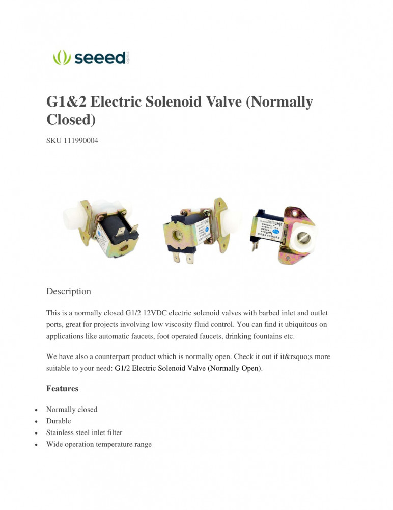 Technical document image 1 for LEA NETWORKS model 111990004