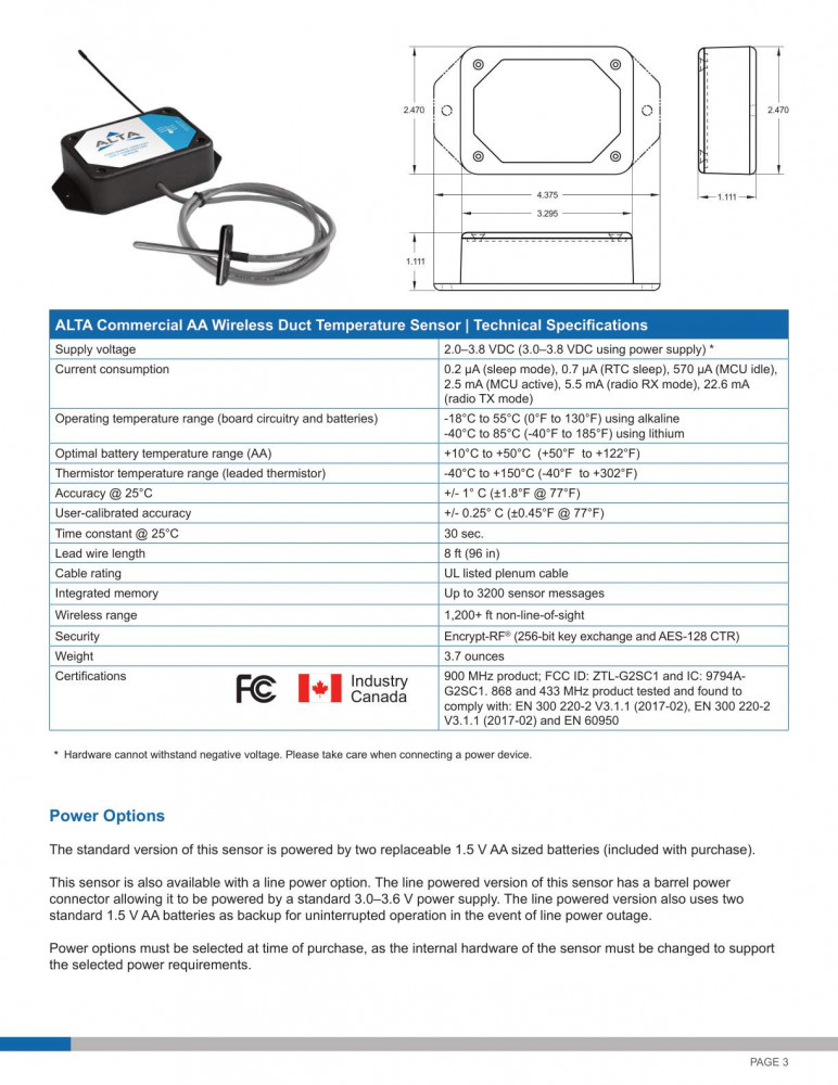 Product document page 3