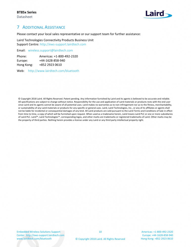 DVK-BT850-ST datasheet page 10