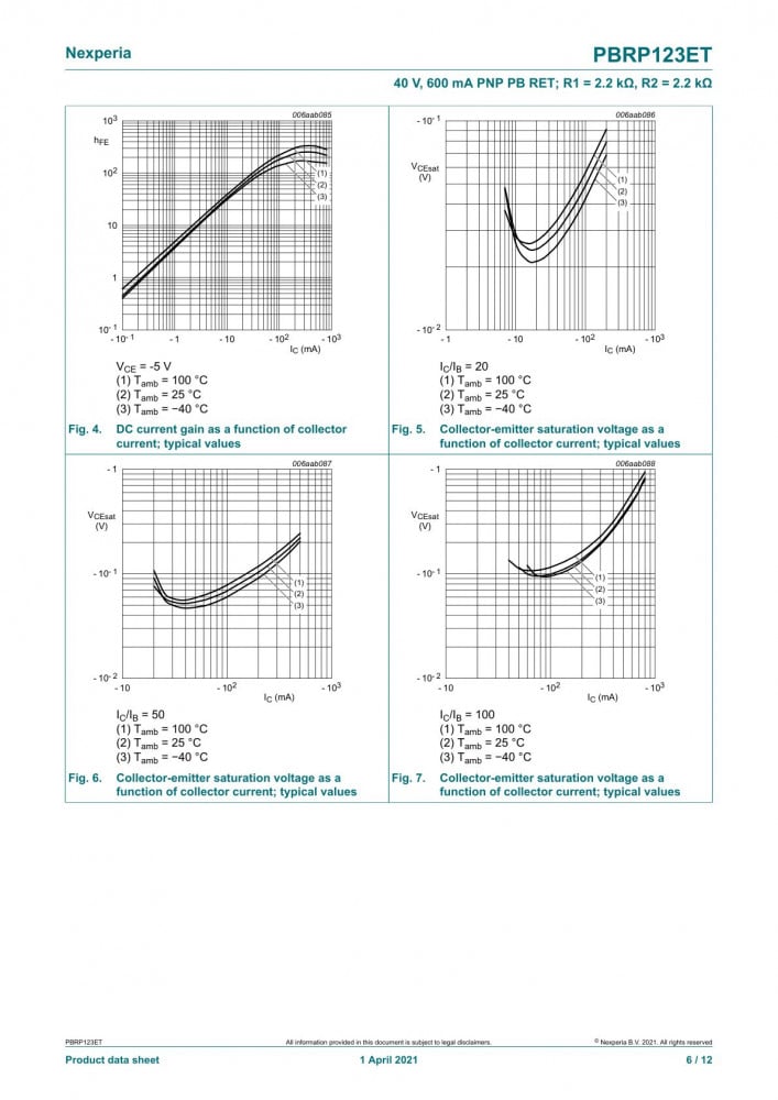 PBRP123ET datasheet page 6