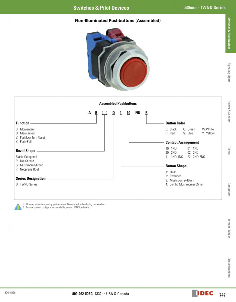 IDEC TWND technical document page 3