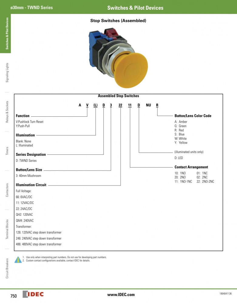 IDEC TWND technical document page 6