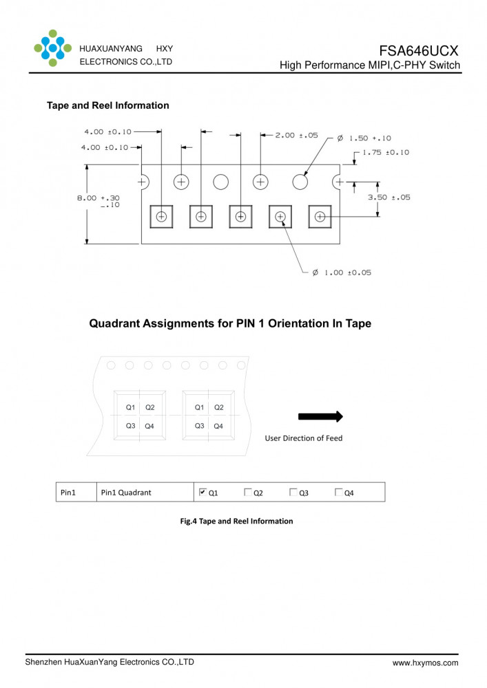 FSA646UCX-HXY datasheet page 8