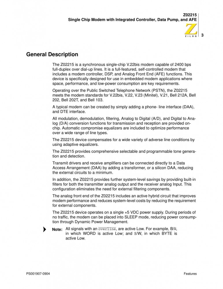 Z02215 datasheet page 9