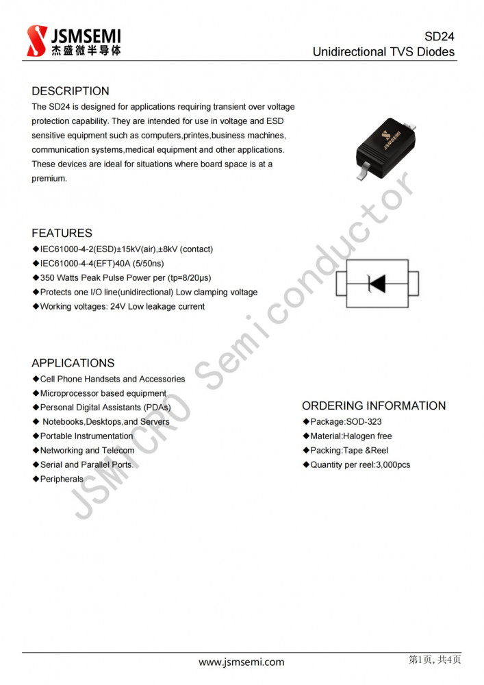 JSMSEMI SD24 datasheet page 1
