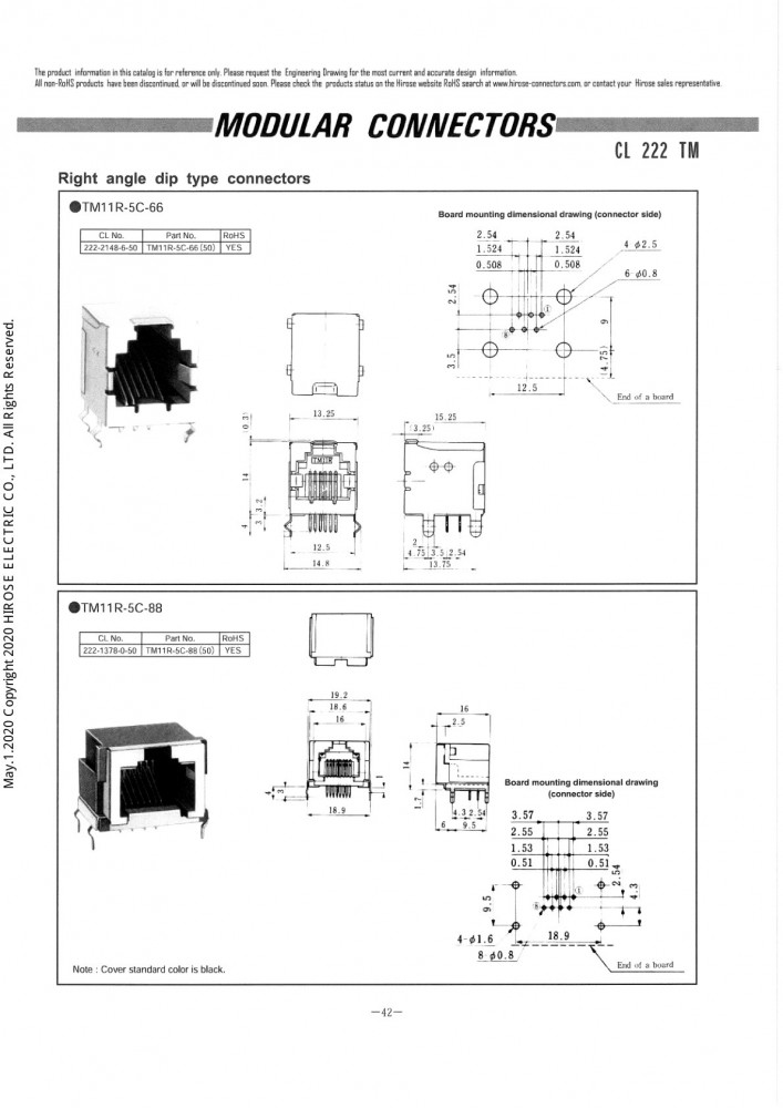 HRS TM Series technical document page 3
