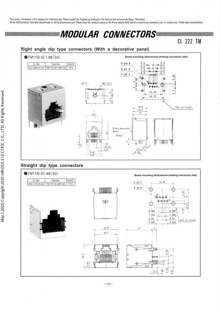 HRS TM Series technical document page 4