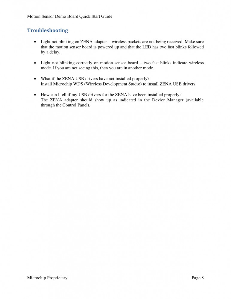 DM240316 Motion Sensor Demo Board guide, page 9