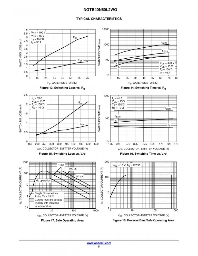NGTB40N60L2WG datasheet page 5