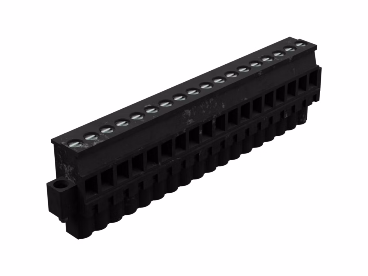 5.00mm Pitch Eurostyle Vertical Plug, with Retention Screws and Reverse Imprinting, Rear Wire Entry, Black, 18 Circuits for sale