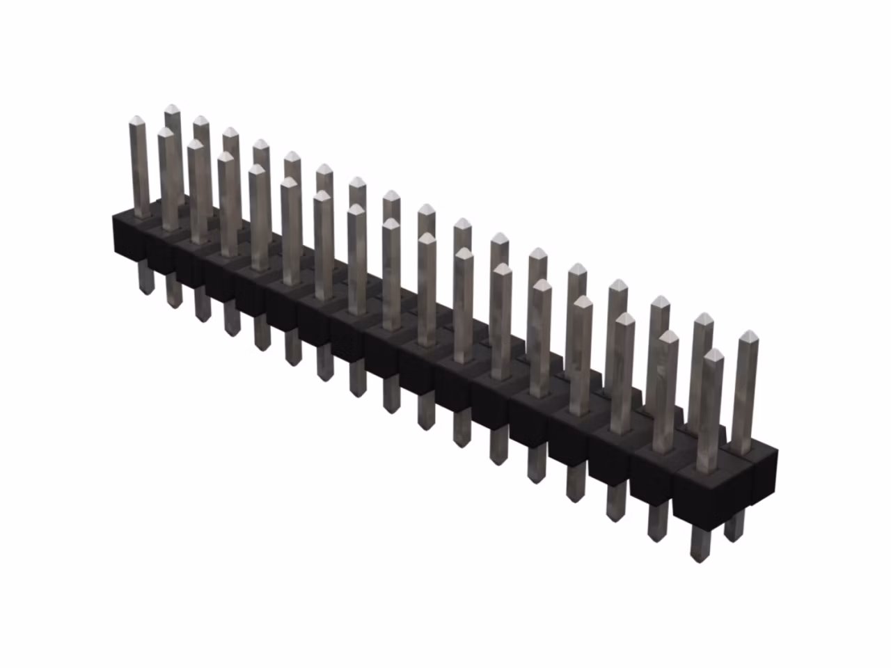 C-Grid Header, 2.54mm Pitch, Through Hole, Dual Row, Vertical, 34 Circuits, 2.54µm Tin (Sn) Plating, Tray Packaging, Lead-Free for sale