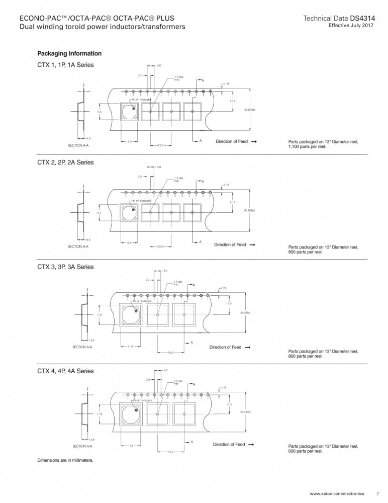EATON CTX series datasheet page 7