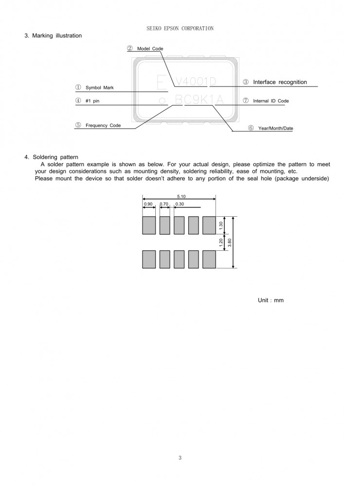 XV4001BD specification page 4
