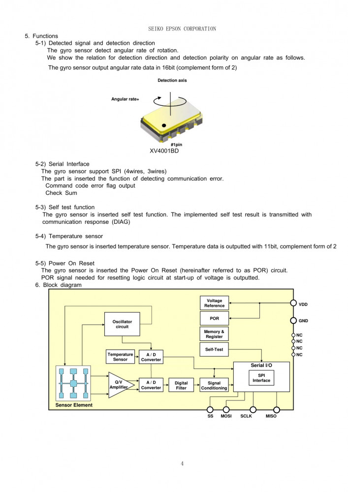 XV4001BD specification page 5