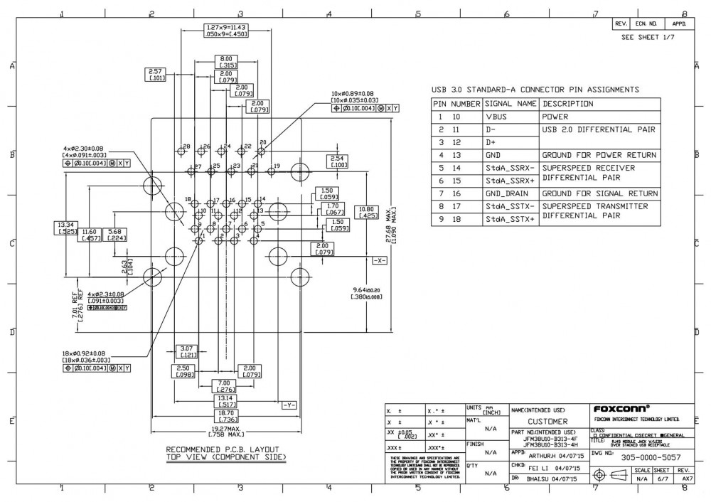 FOXCONN JFM38U1B-B313-4F drawing page 6
