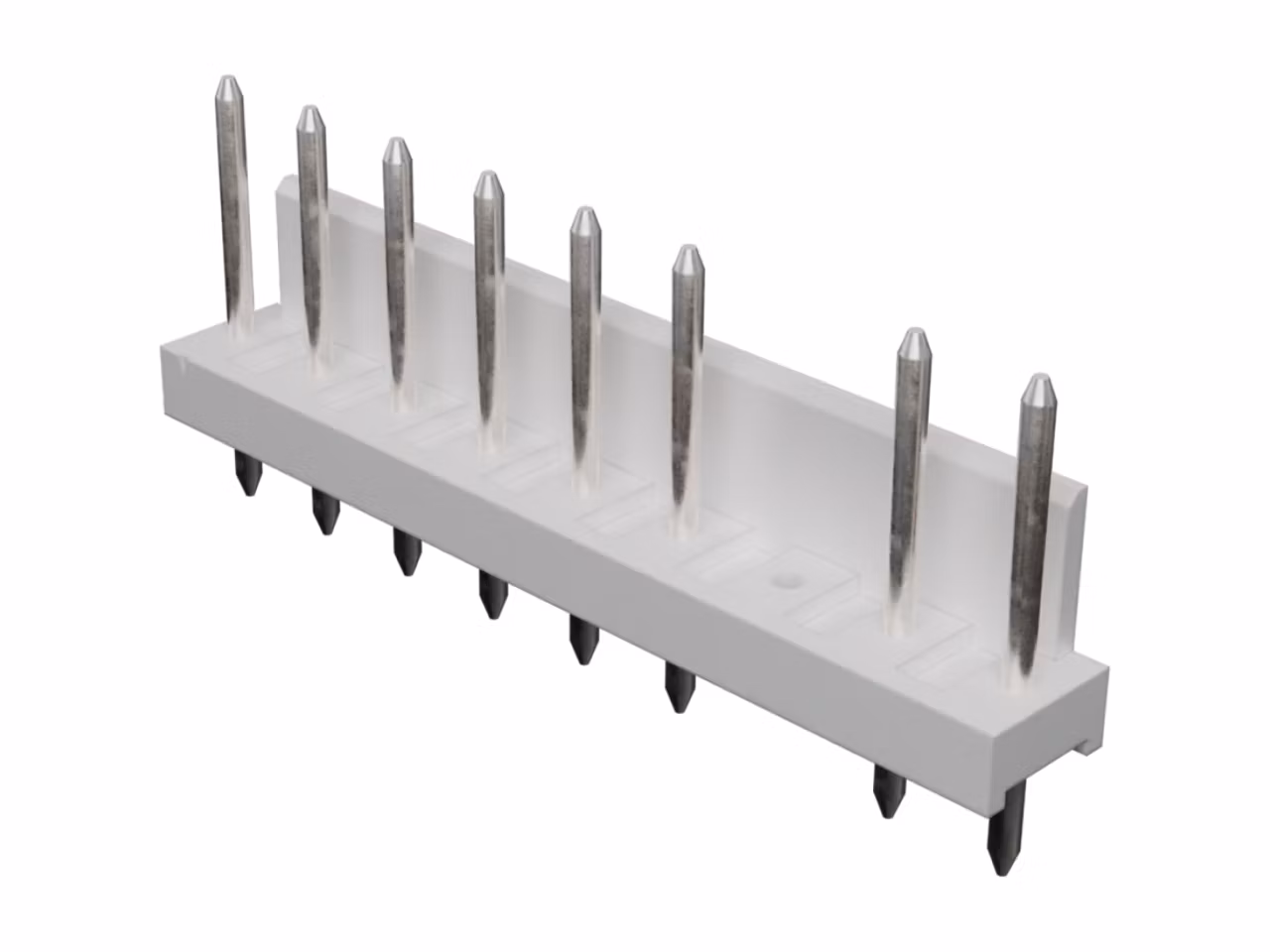KK Header, Vertical, with Polarizing Backwall, 9 Circuits, Tin (Sn) Plating, Circuit 7 Voided for sale