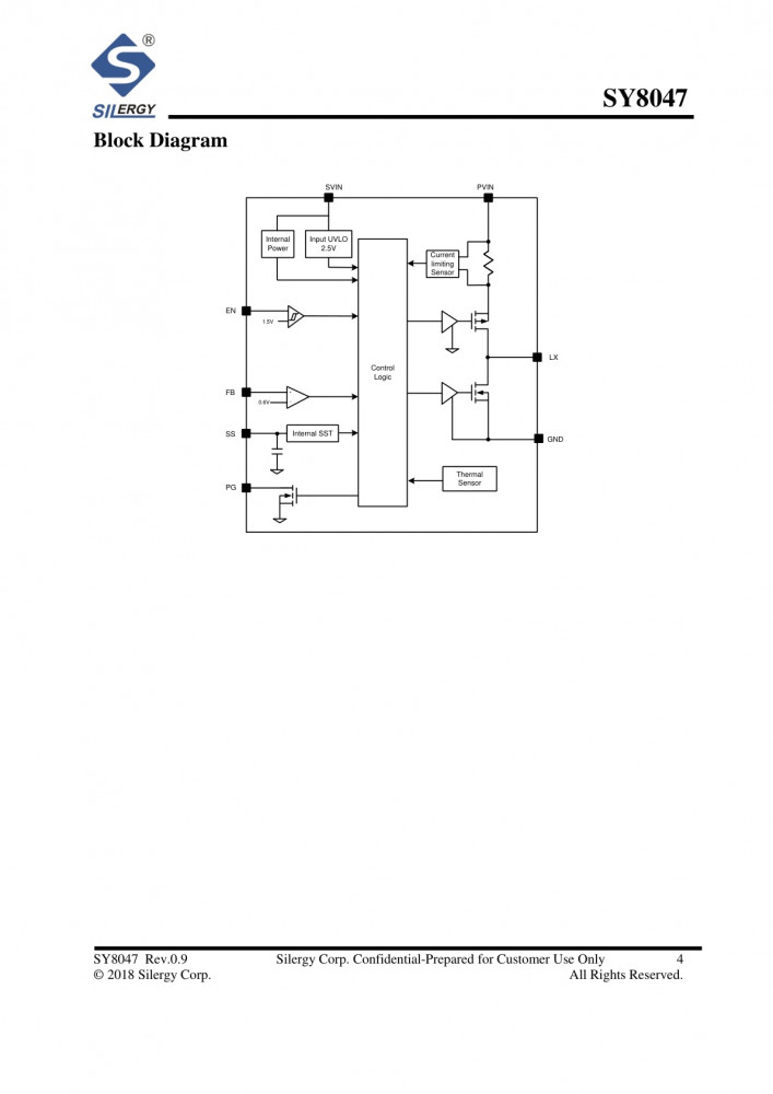 SY8047QDC datasheet page 4