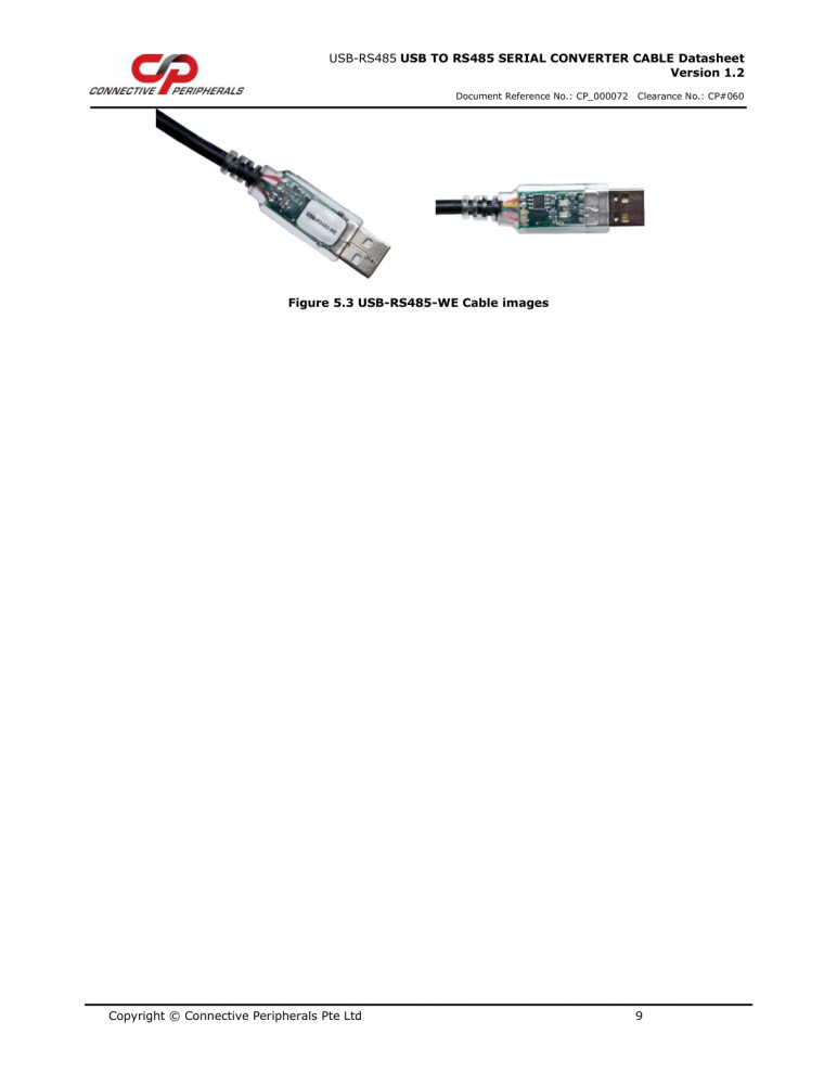 USB-RS485 datasheet page 10