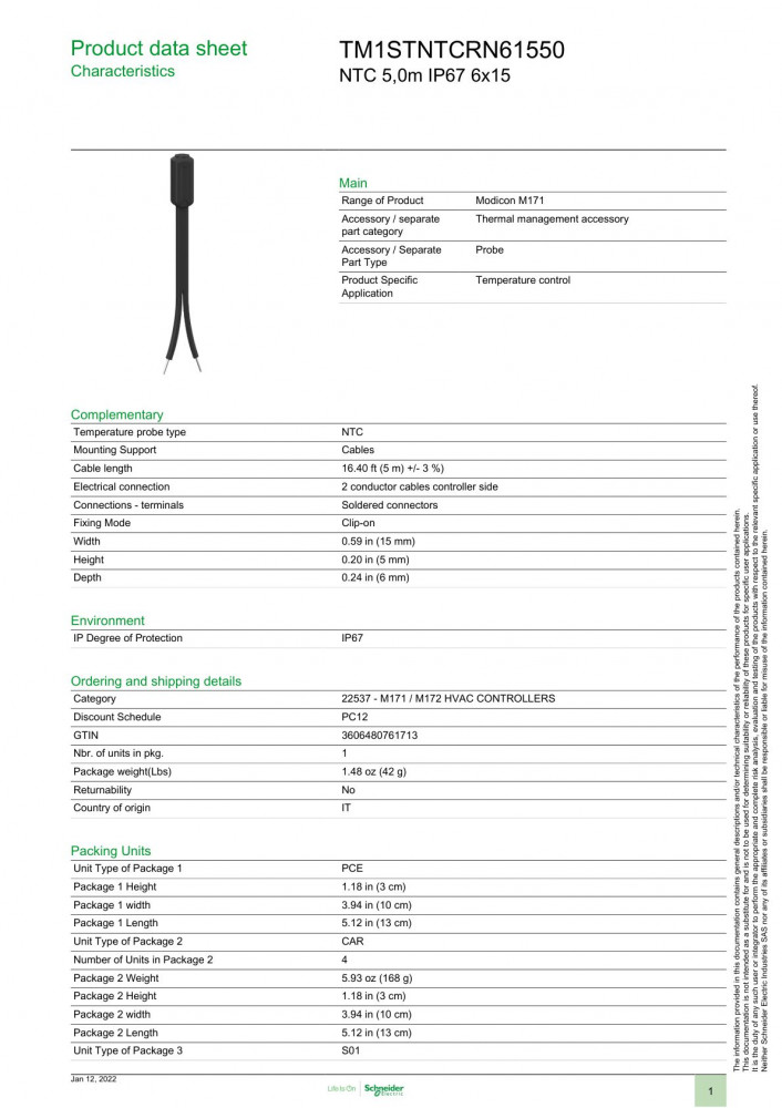 TM1STNTCRN61550 technical document page 1