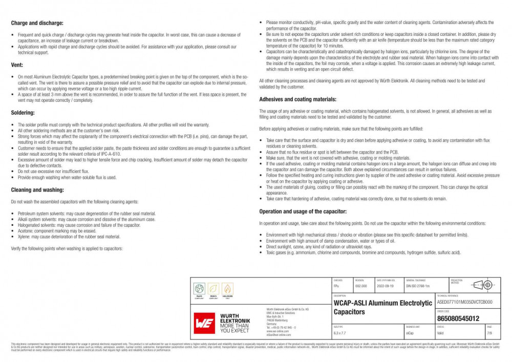 865080545012 datasheet page 7