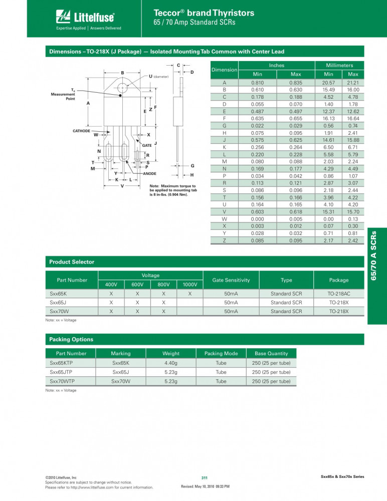 S6065KTP datasheet page 7