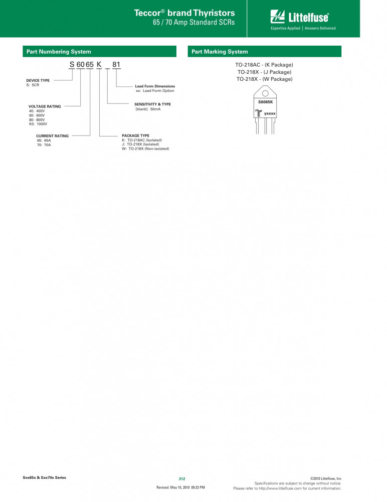 S6065KTP datasheet page 8