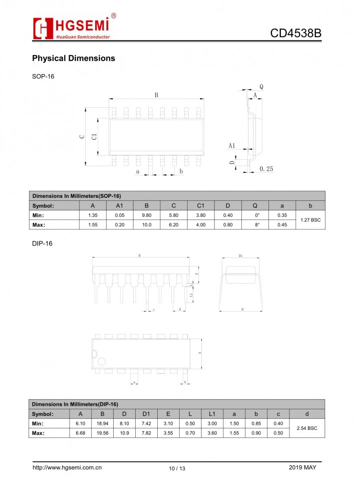 CD4538BE datasheet page 10