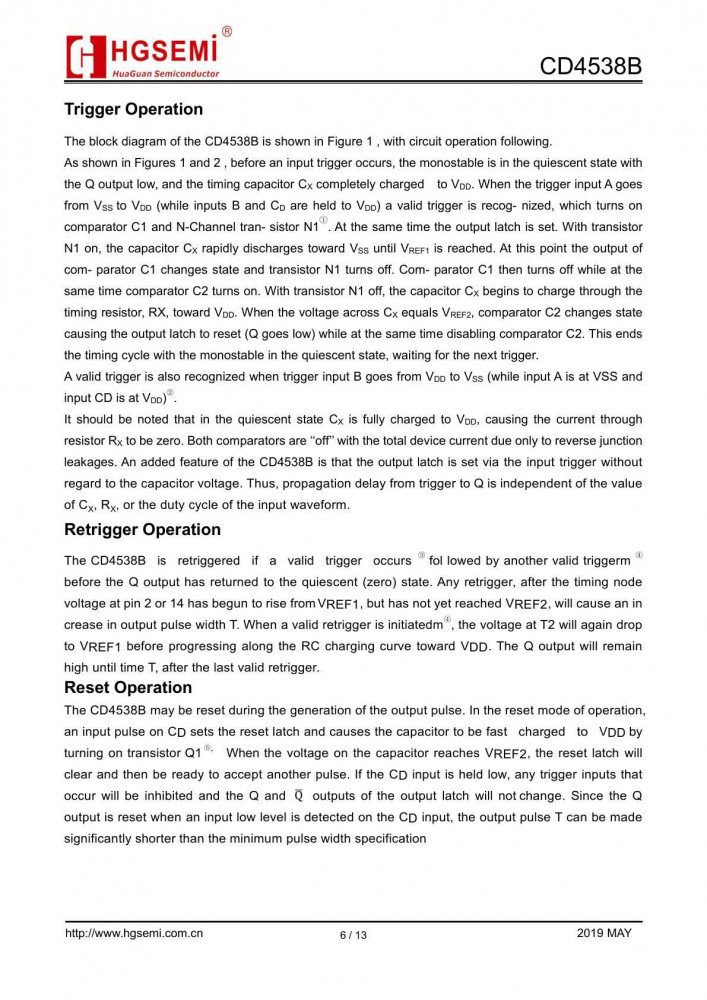CD4538BE datasheet page 6