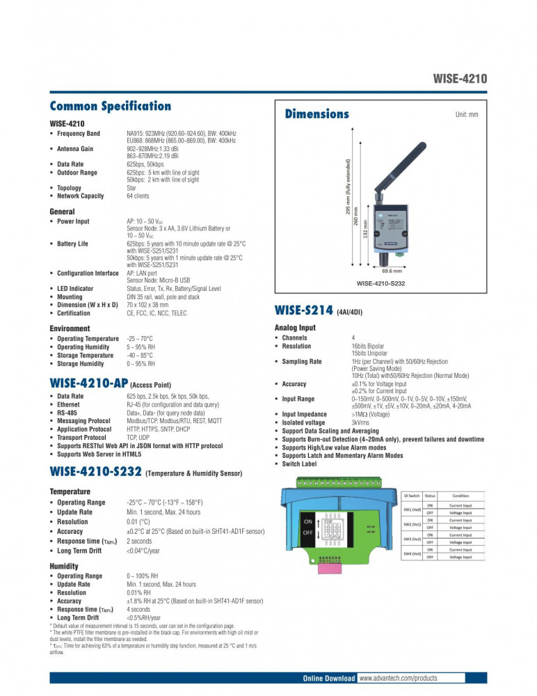WISE-4210 documentation, page 2
