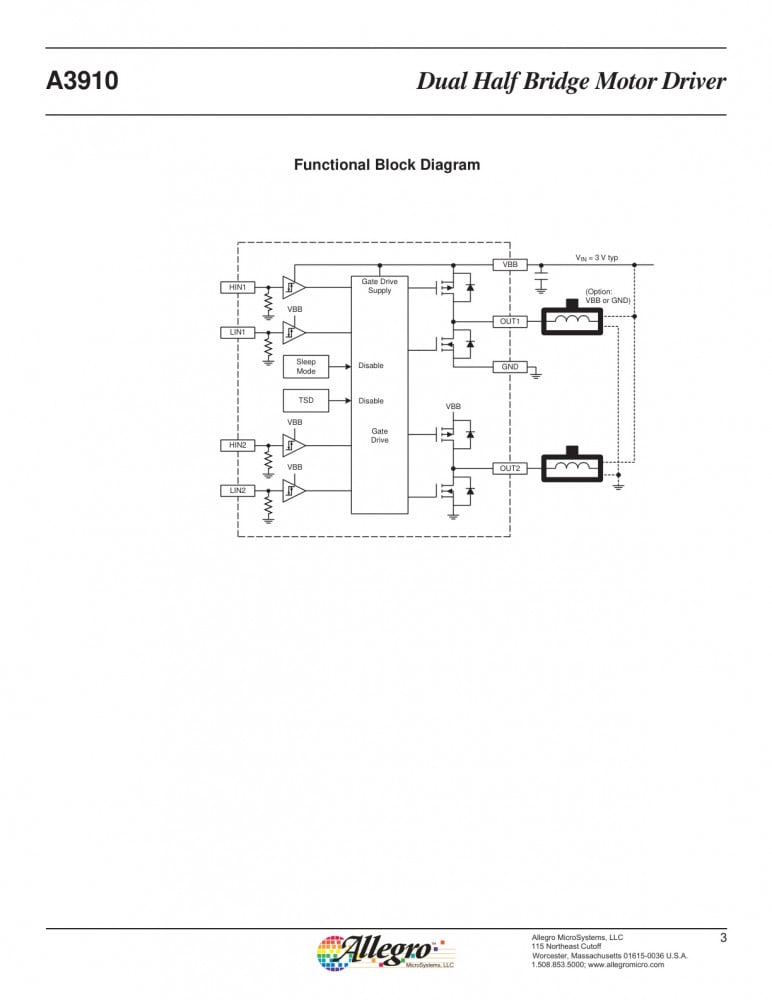 A3910EEETR-T datasheet page 3