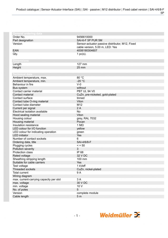 Product documentation page 1