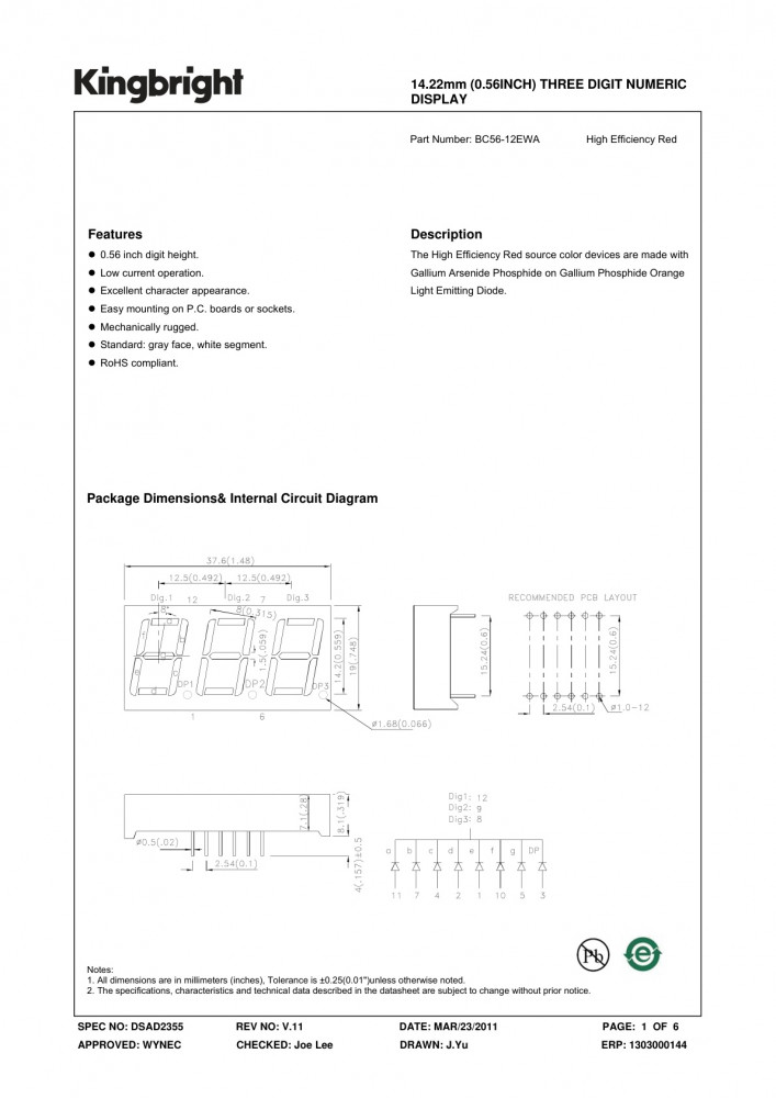 BC56-12EWA datasheet page 1