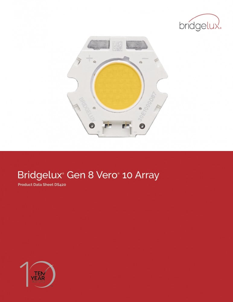 Bridgelux Vero 10 datasheet page 1