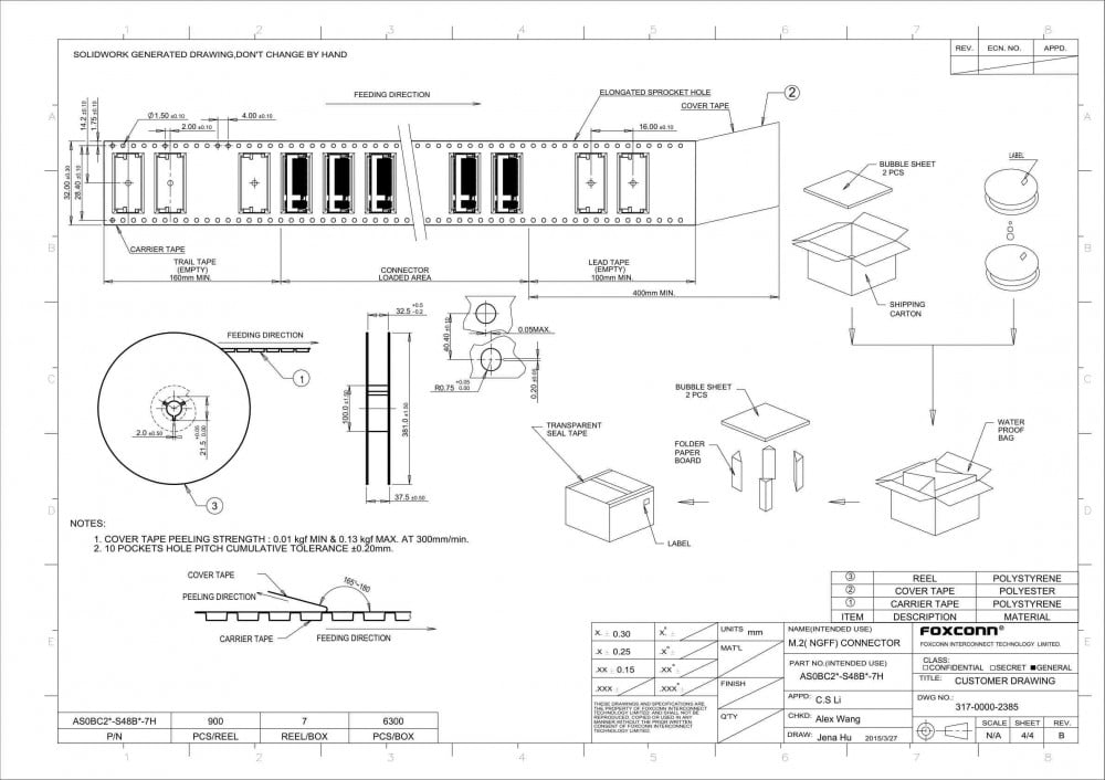 FOXCONN AS0BC21-S48BB-7H drawing page 4
