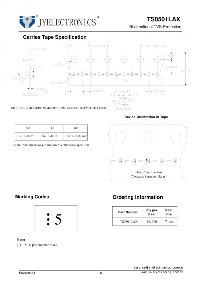 TS0501LAX datasheet page 5