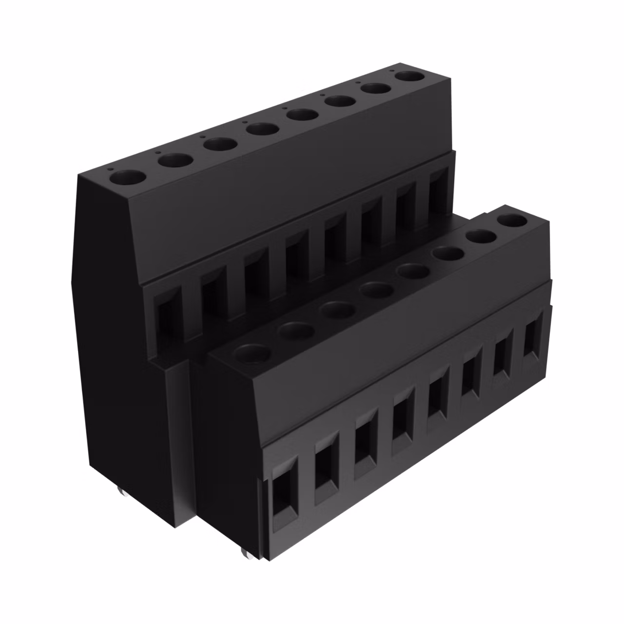 5.08mm Pitch Beau Eurostyle High Profile, Two Level Terminal Block, Modular, 16 Circuits for sale