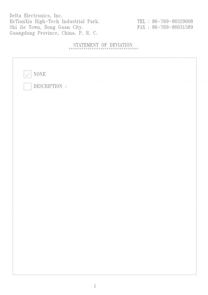 Delta GFB0412EHS-BY52 specification page 2