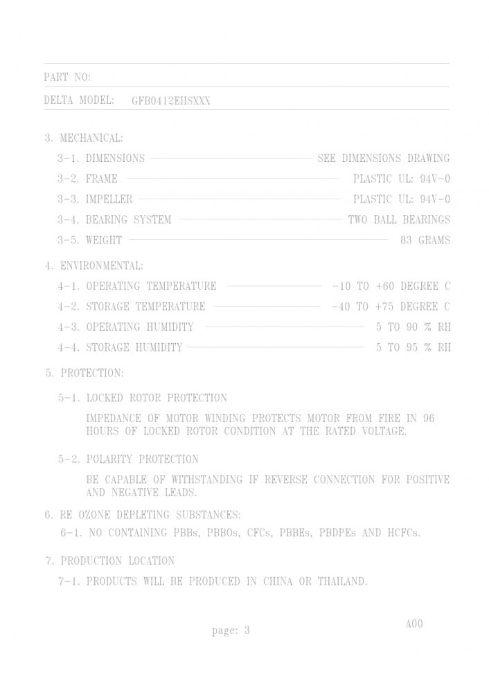 Delta GFB0412EHS-BY52 specification page 5