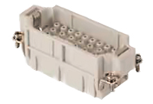 Heavy-Duty Crimp Contact Insert, Male, 10-Pole, 16A, for Crimp Contacts, Size 6B «44x27» for sale