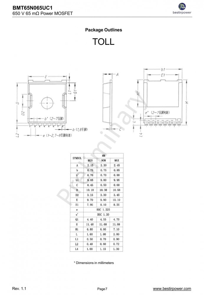 BMT65N065UC1 datasheet page 7