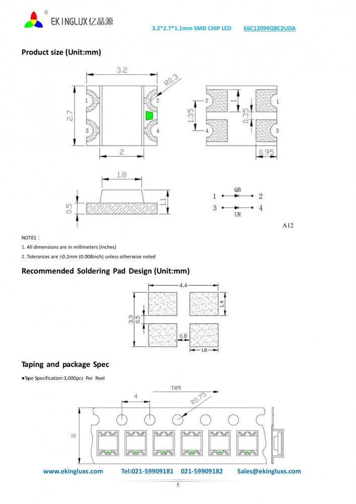 E6C1209RQBC2UDA datasheet page 5