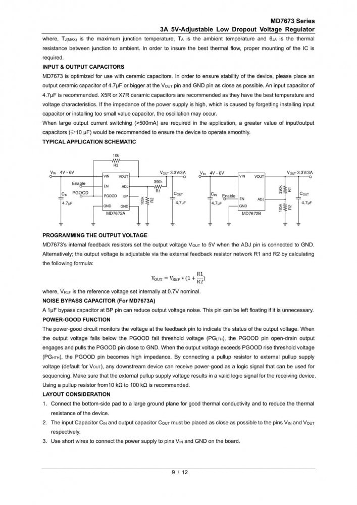 MD7673 datasheet page 9