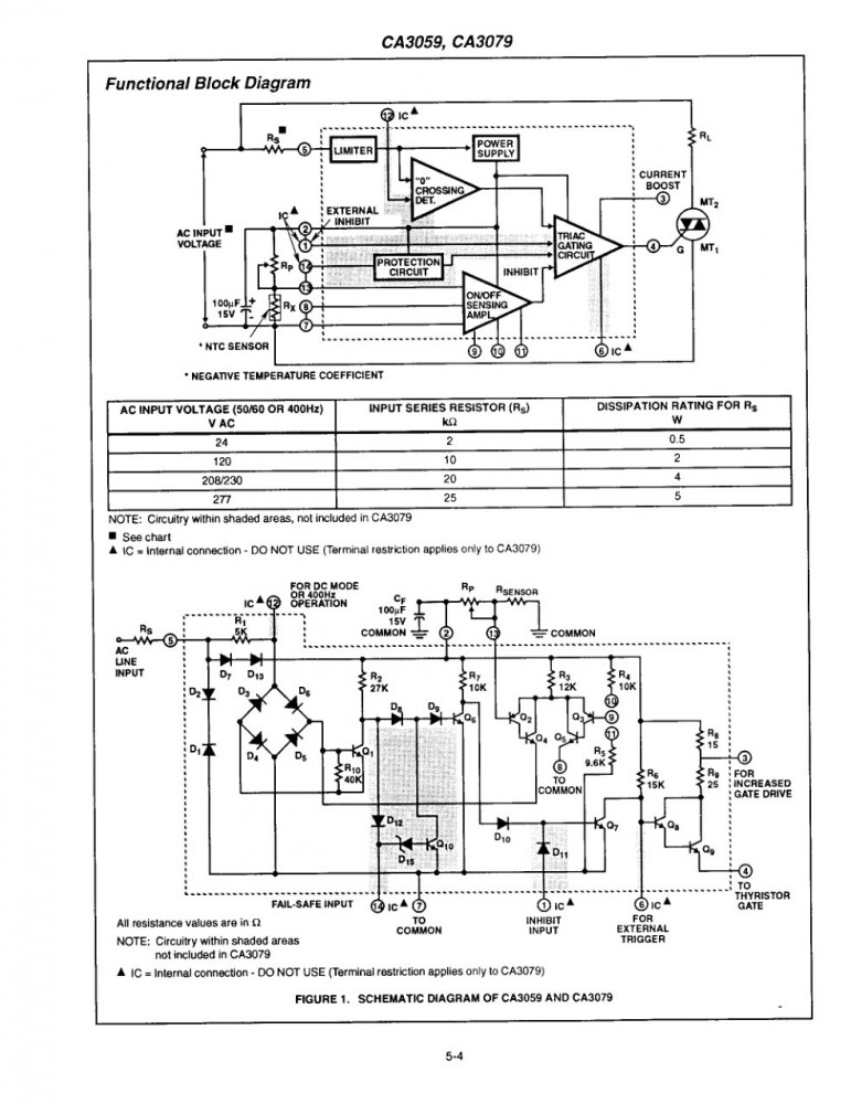 CA3079 datasheet page 3