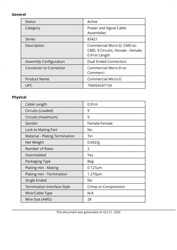 Product document preview, page 2