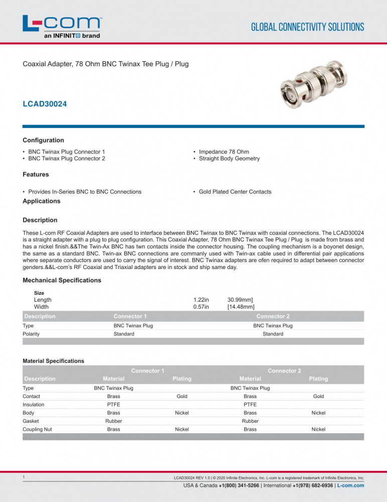 LCAD30024 technical document page 1