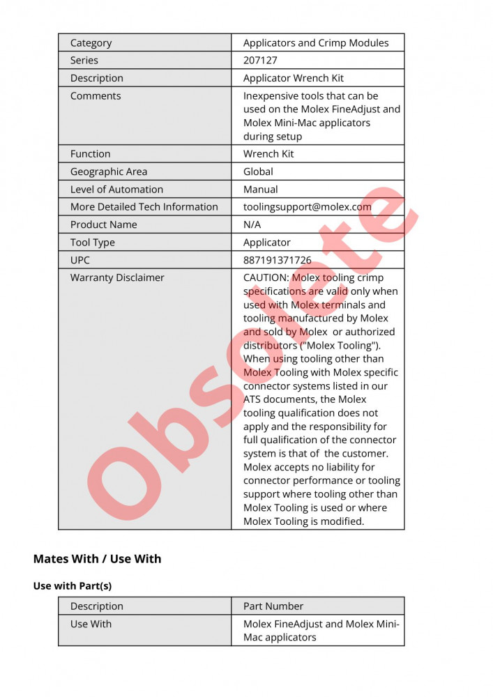 MOLEX 638002830 document page 2