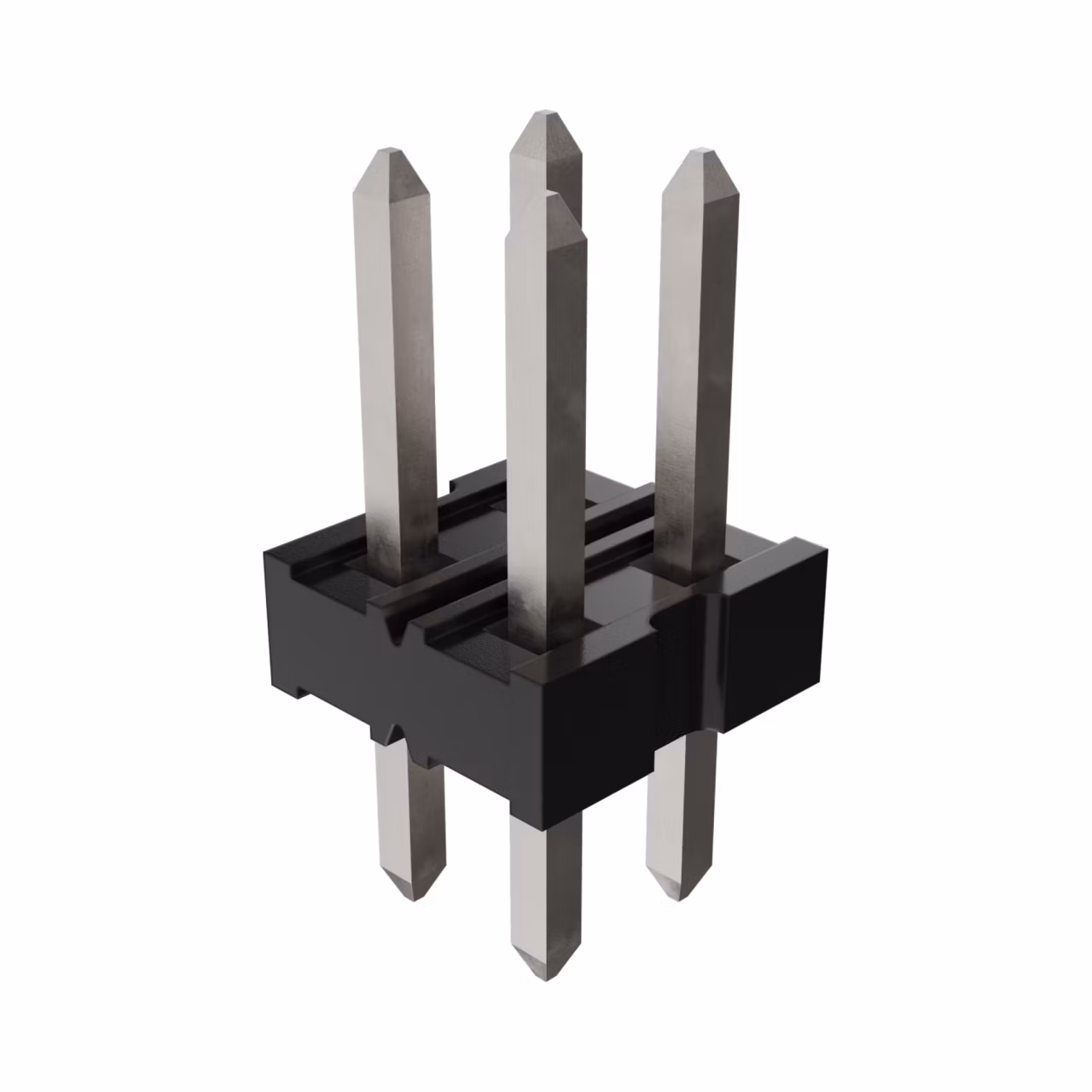 2.00mm Pitch Milli-Grid Header, Vertical, Through Hole, 4 Circuits, 2.54µm Tin (Sn) Plating, Mating Pin Length 4.00mm, Tail Length 2.60mm, Tray, Lead-Free for sale